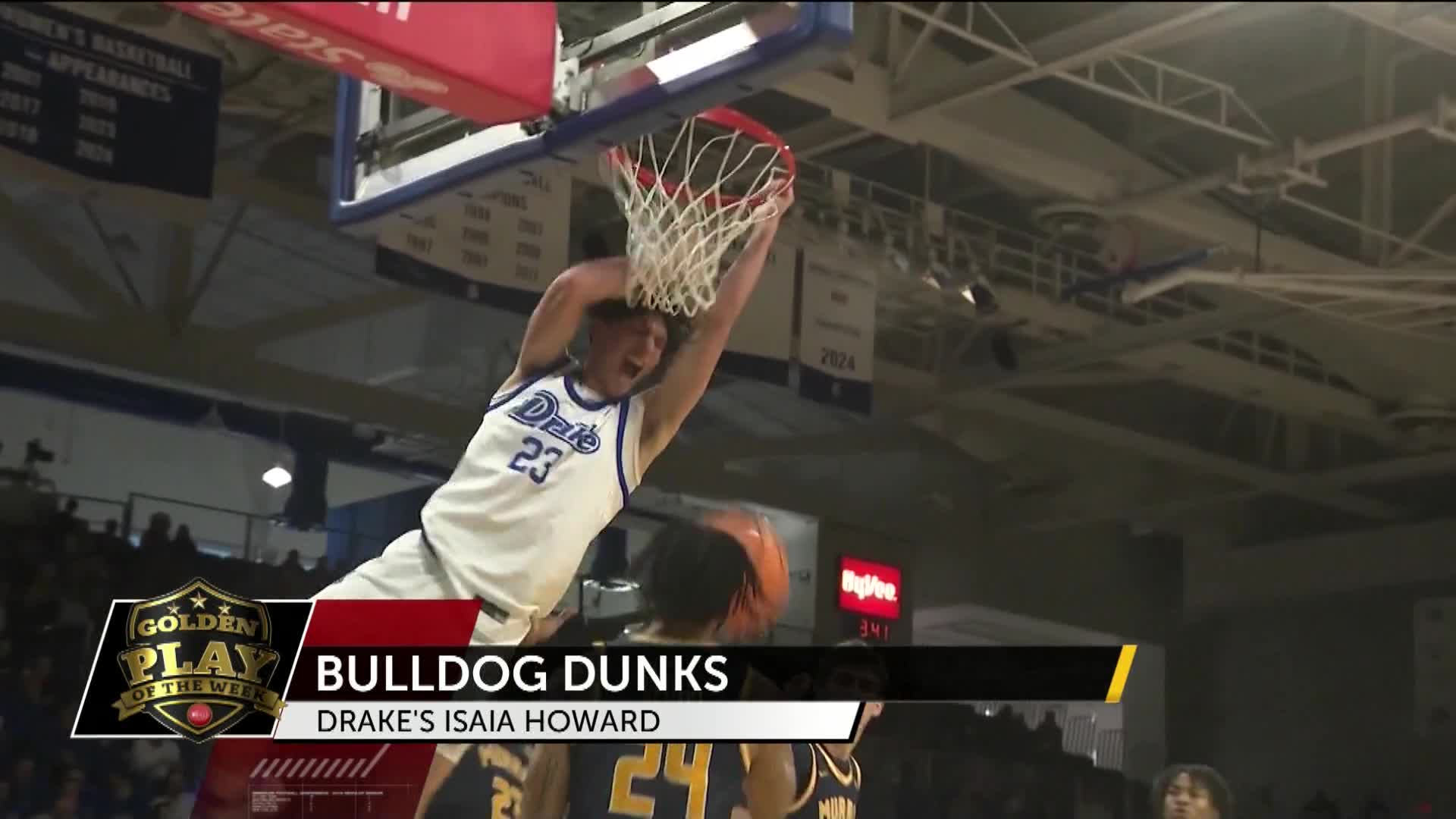Golden Play of the Week: Drake's Isaia Howard dunks