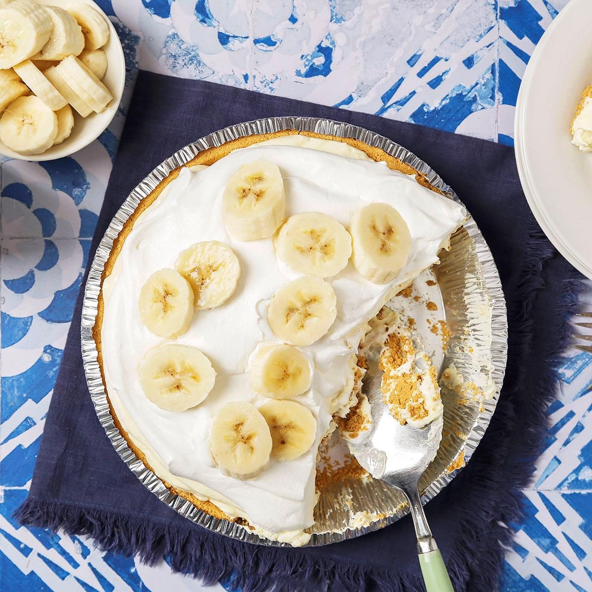 Banana Cream Pie with Pudding