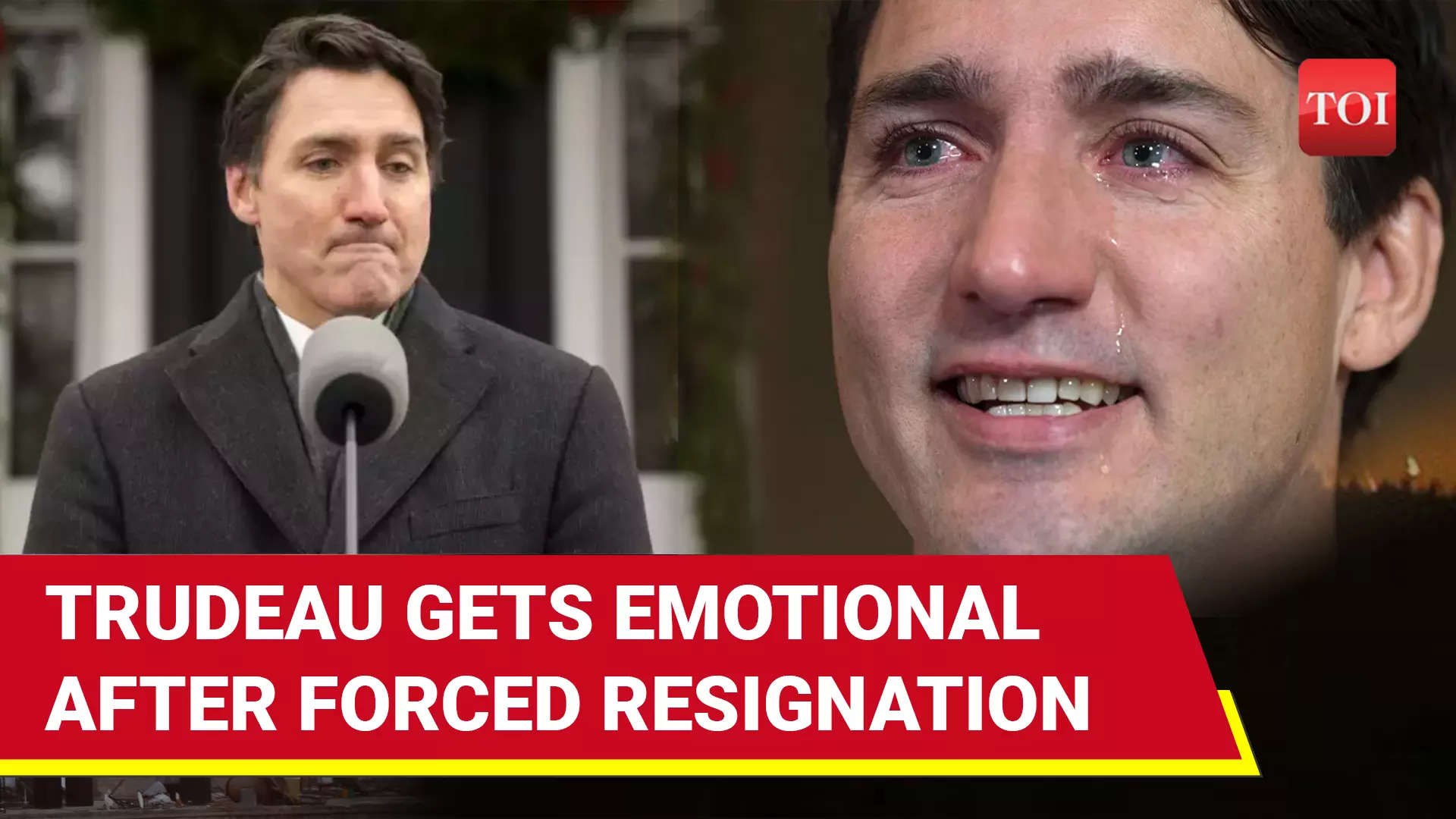 Trudeau Gives Up, Gets Emotional After Resignation As Canada PM; 'I Am ...