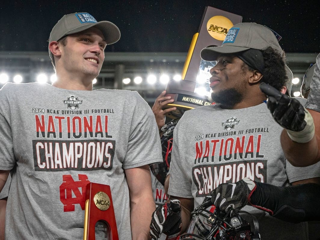 Lehnen Lands Gagliardi Trophy For 2nd Year As NCC Wins Stagg Bowl