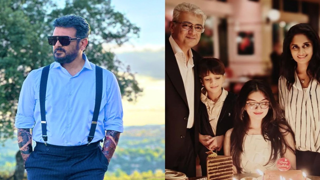 Ajith Kumar’s emotional goodbye to his wife Shalini and kids as he ...