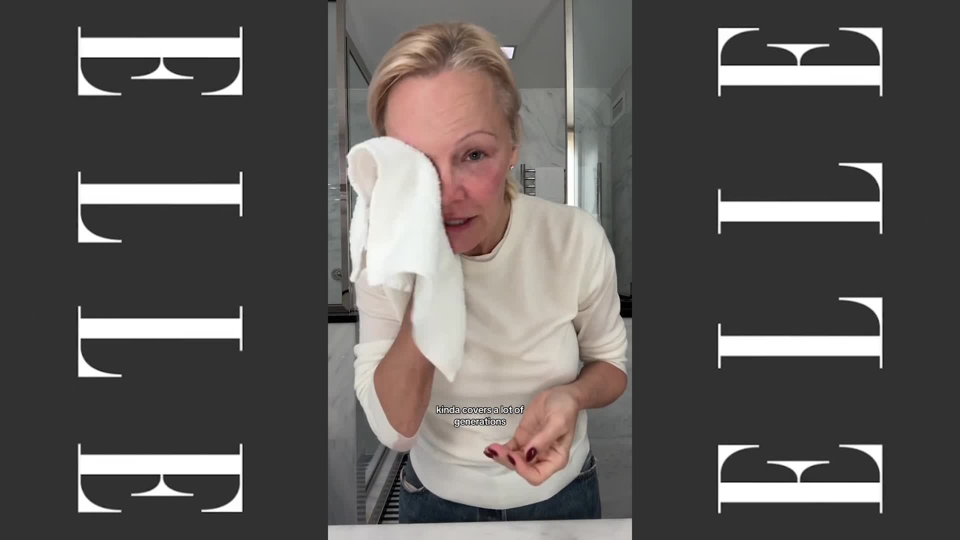 Watch Pamela Anderson walk us through her skin care routine