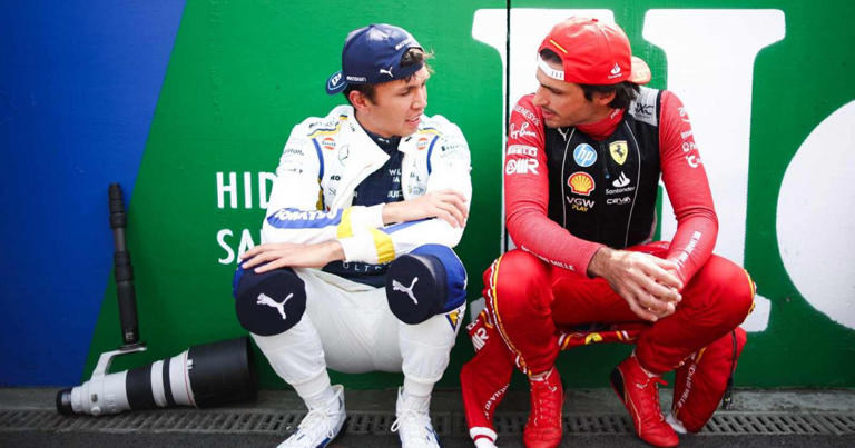 Carlos Sainz runs rule over Alex Albon ahead of Williams partnership