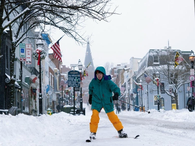 Here's How Much Snow Has Fallen So Far In MD