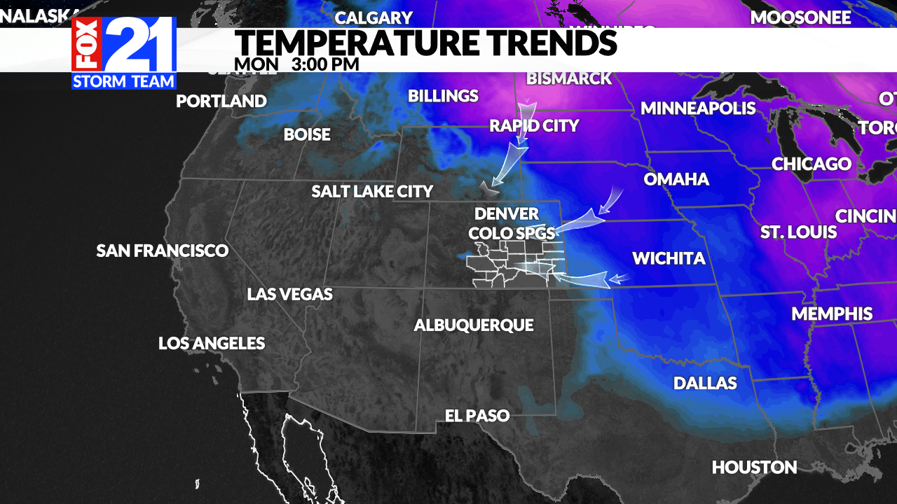 Monday morning update: Snow develops tonight
