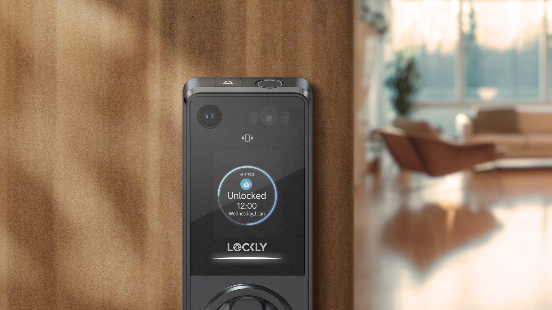 Lockly’s latest smart lock is a digital peephole