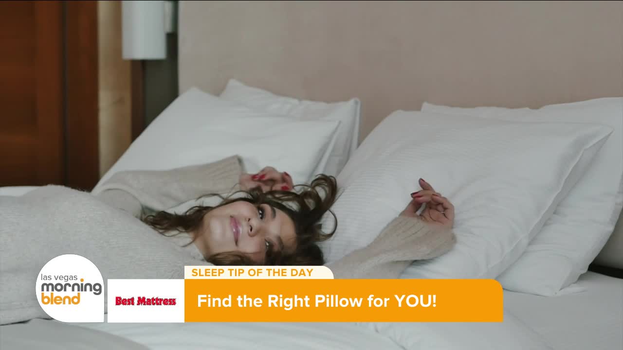 SLEEP TIP OF THE DAY: Choosing The Right Pillow
