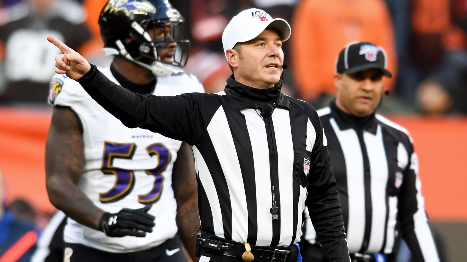 Referee Crew for Ravens vs. Steelers Wild Card Round: Offensive Holding ...