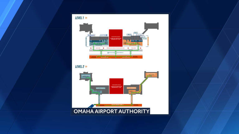 Eppley Airfield closes portion of level 1 terminal for construction