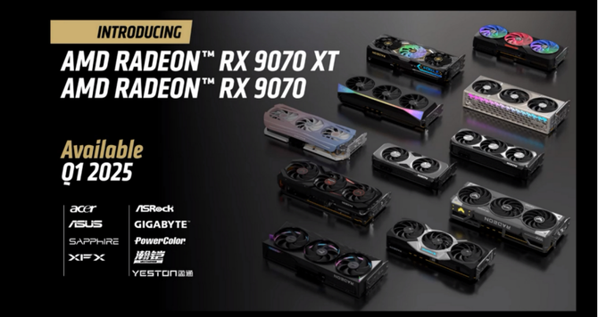 AMD全新RX 9000系列显卡公布：首发RX 9070XT系列性能媲美7900XT 超4070 Ti？