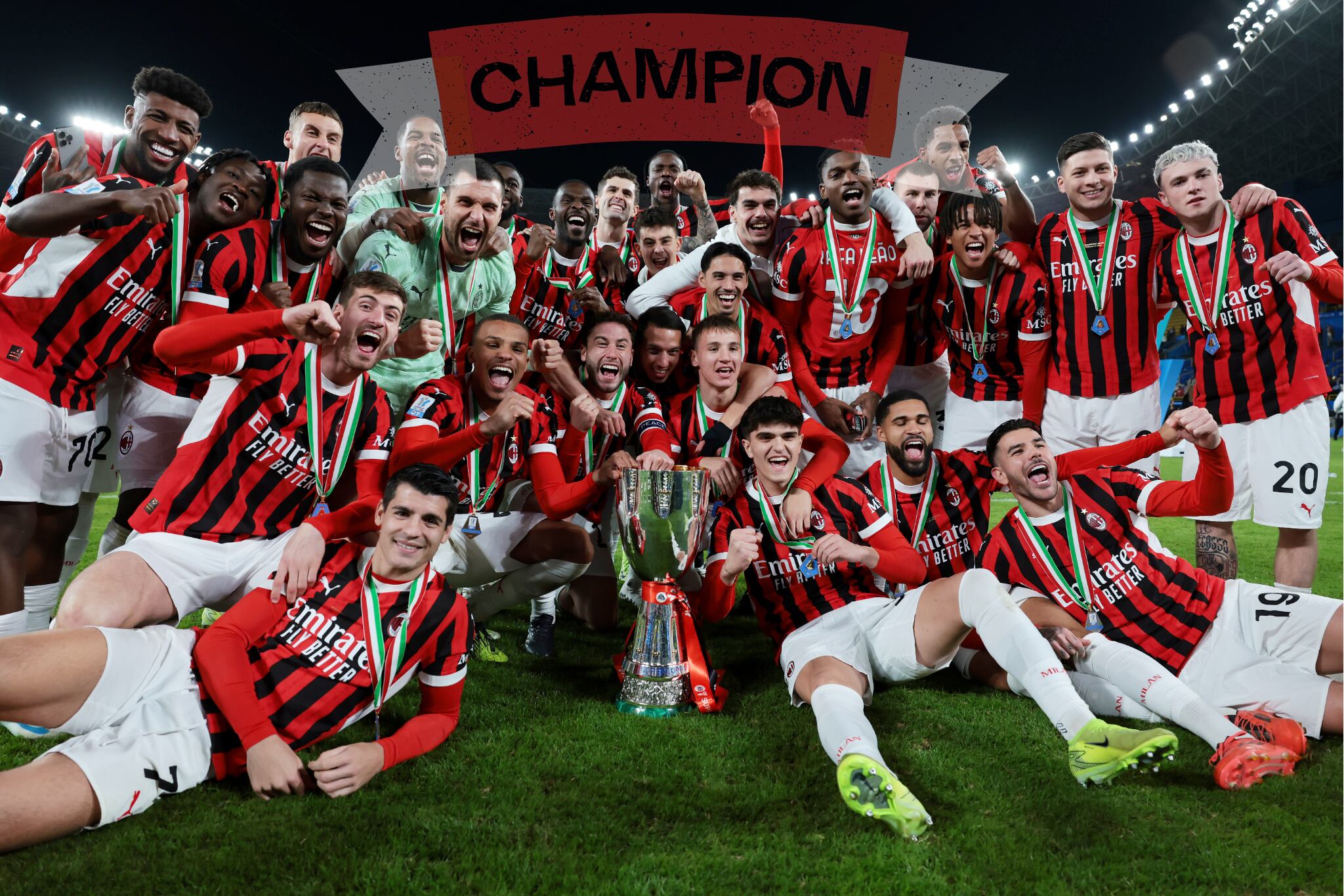 ¡Remontada Rossoneri! AC Milan se corona Campeón en la Supercopa de ...