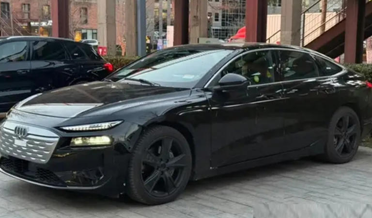 奥迪全新A6L e-tron路试谍照曝光：专属加长设计，预计年内亮相并上市