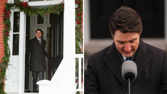 Wind blows away Justin Trudeau’s resignation speech seconds before ... Wind blows away Justin Trudeau’s resignation speech seconds before ...