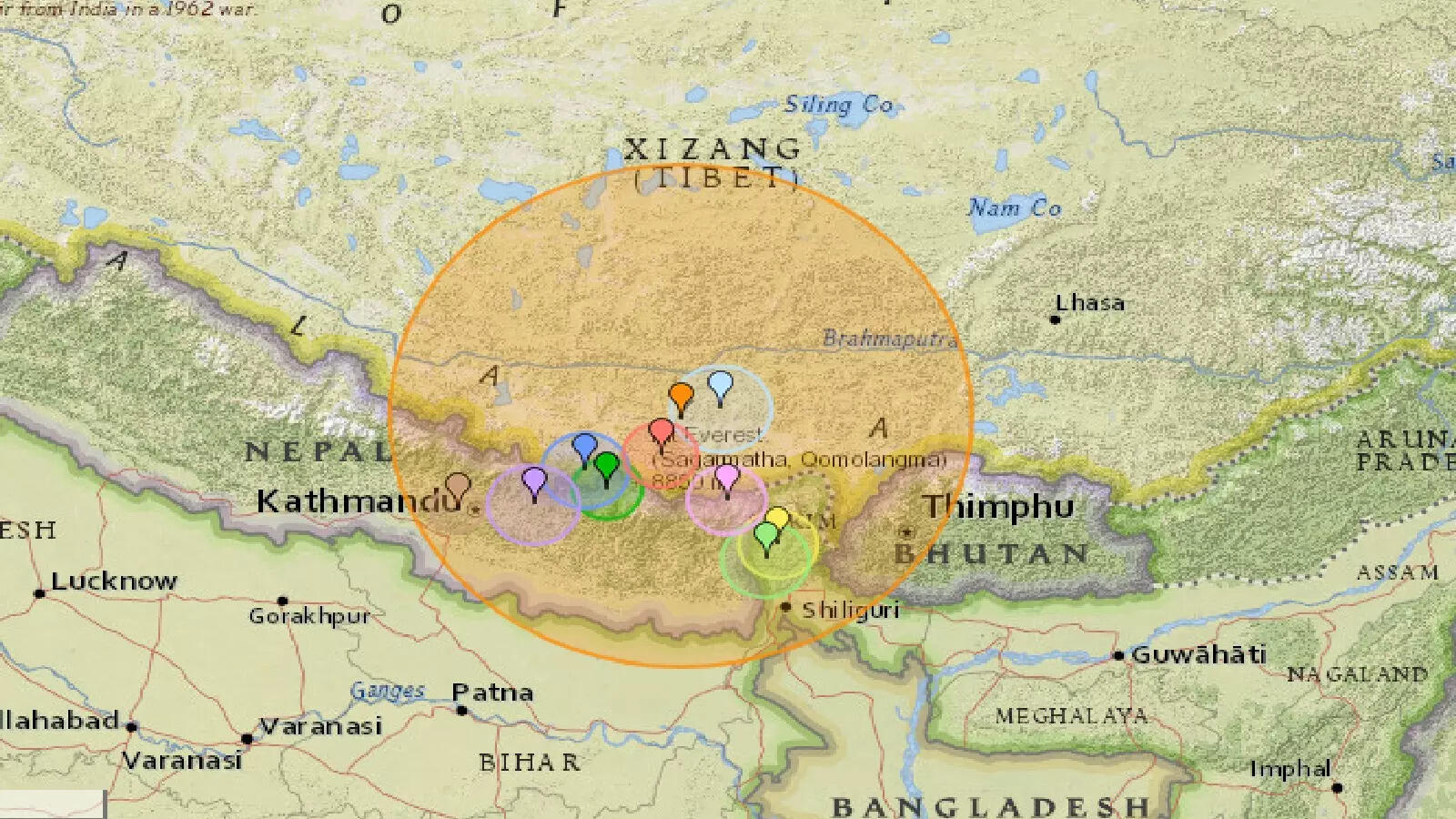Earthquake hits Nepal today: Strong tremors felt in Bihar, Delhi-NCR ...