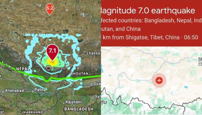 Earthquake strikes Nepal at 7.1 magnitude, tremors felt in North India ...