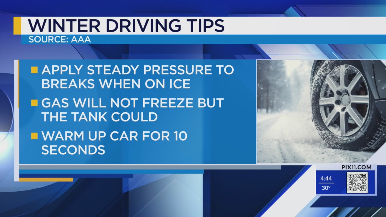 Winter driving safety tips updated by AAA
