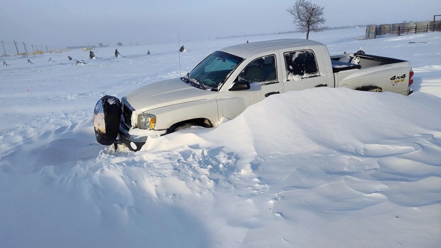 Highest snowfall totals from Kansas blizzard
