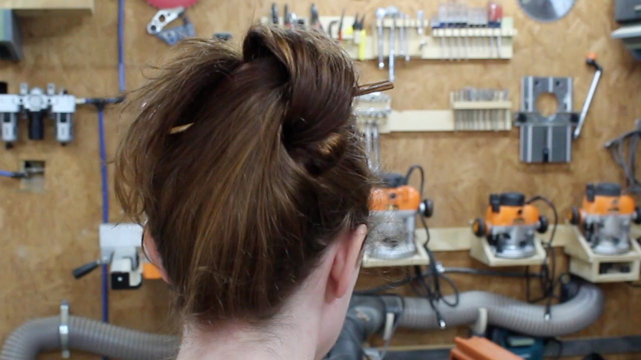 Master the Pencil Hair Updo Technique