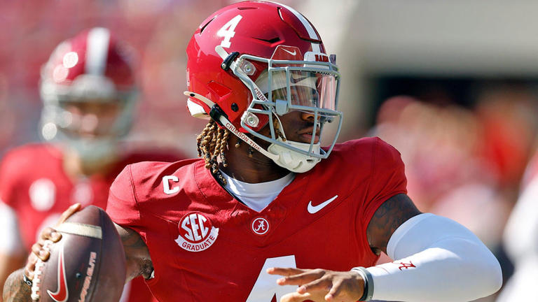 2025 NFL Draft: Alabama QB Jalen Milroe meets with Steelers brass ahead ...
