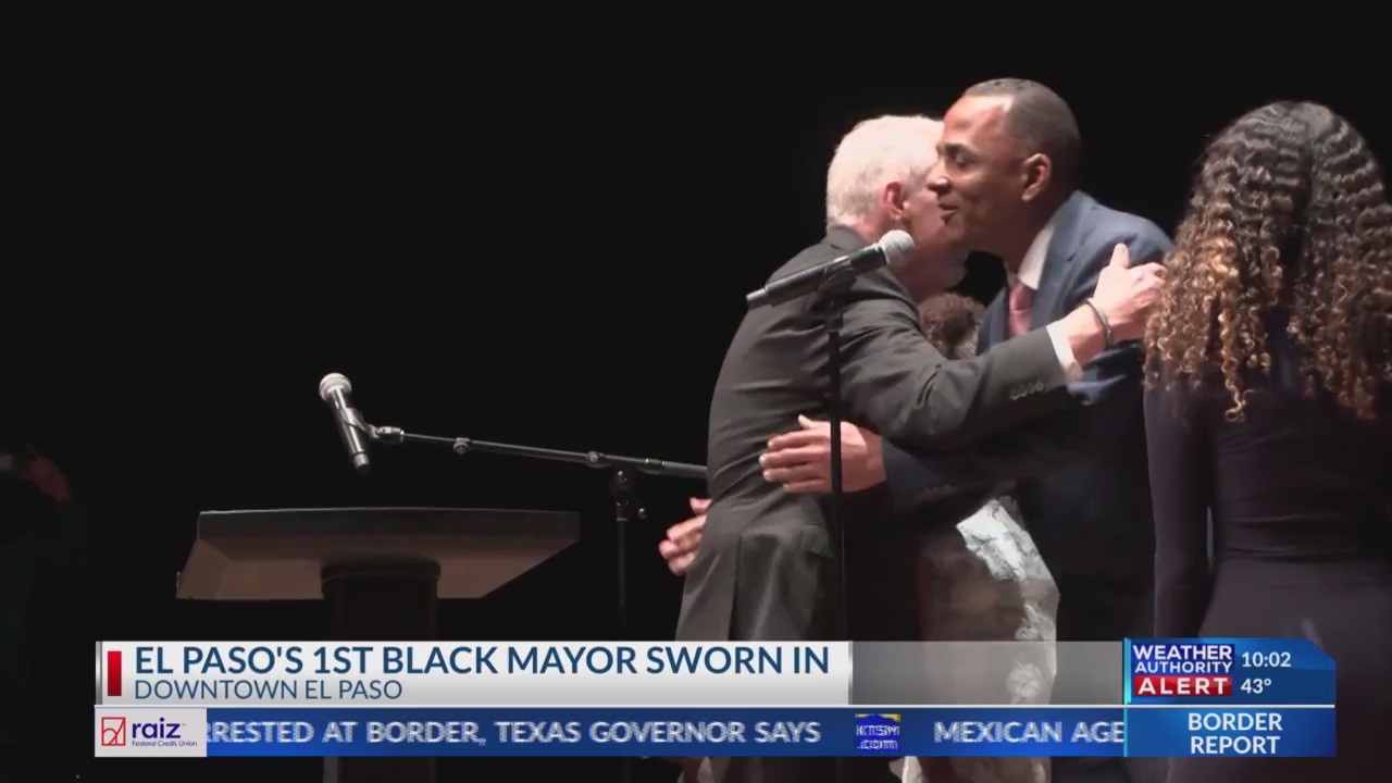 Renard Johnson sworn in as El Paso's new mayor