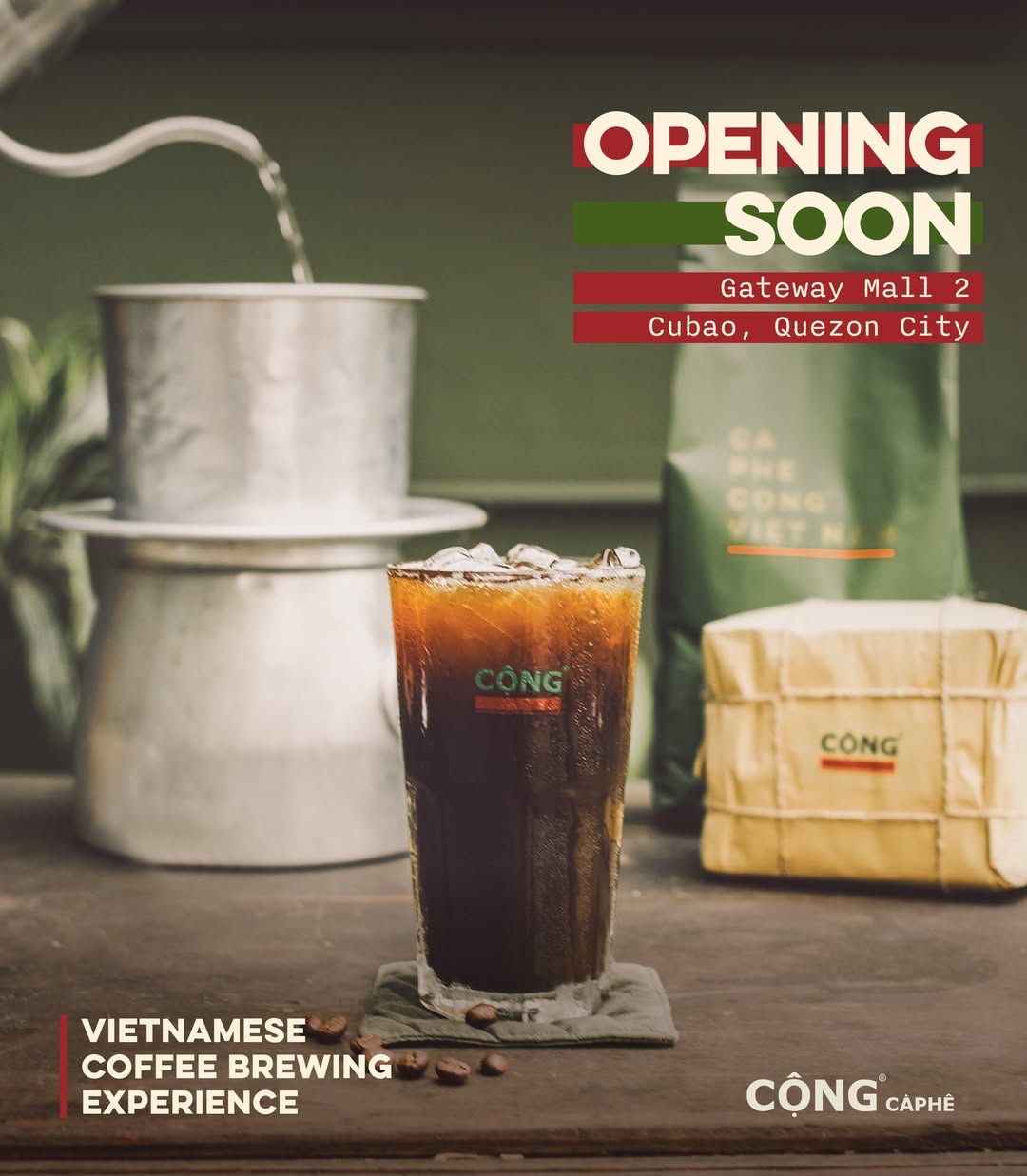 Vietnam's Cong Caphe to open in the Philippines in February