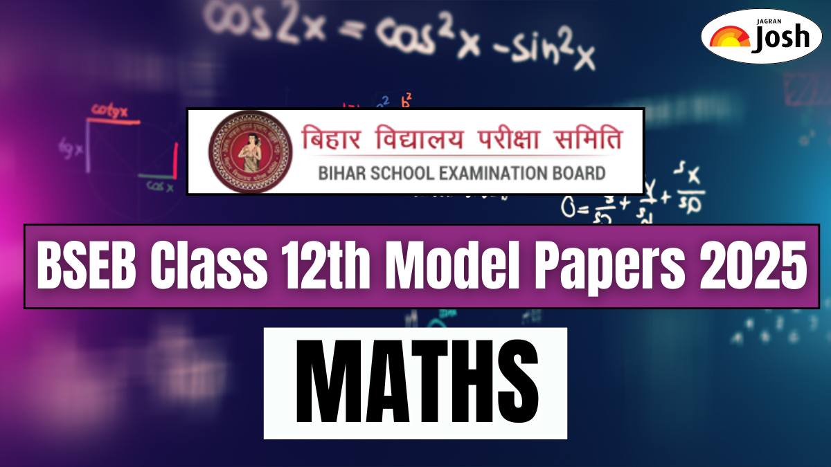 Bihar Board Class 12th Mathematics Model Paper 2025: Download Sample ...