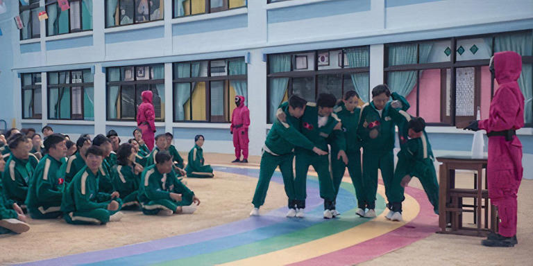 Squid Game Season 2 How The Rainbow Circle In The Six Legged Race Is Metaphorical Explained By