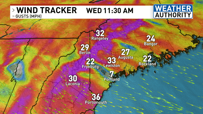 Blustery, cold weather continues in Maine