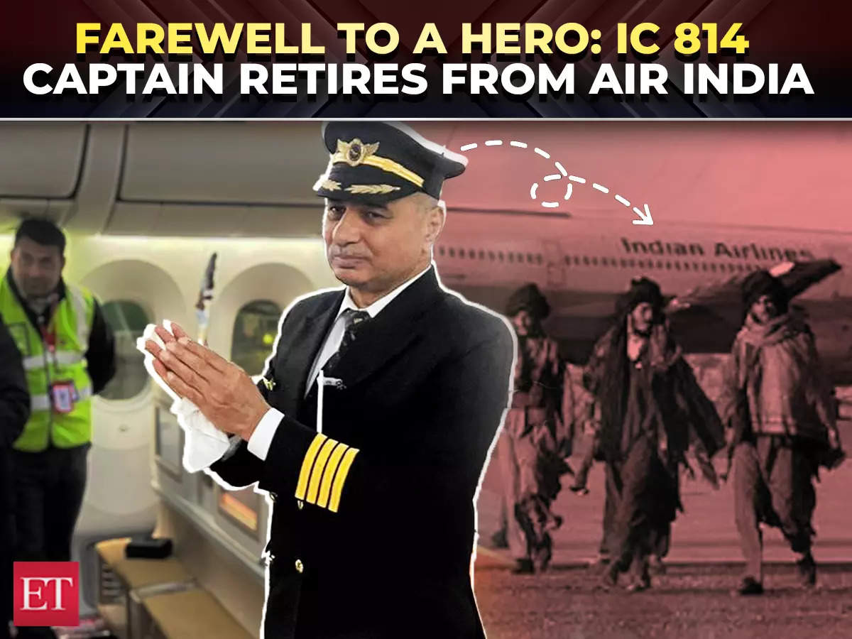 Air India bids farewell to Captain Devi Sharan, hero of IC 814, after ...