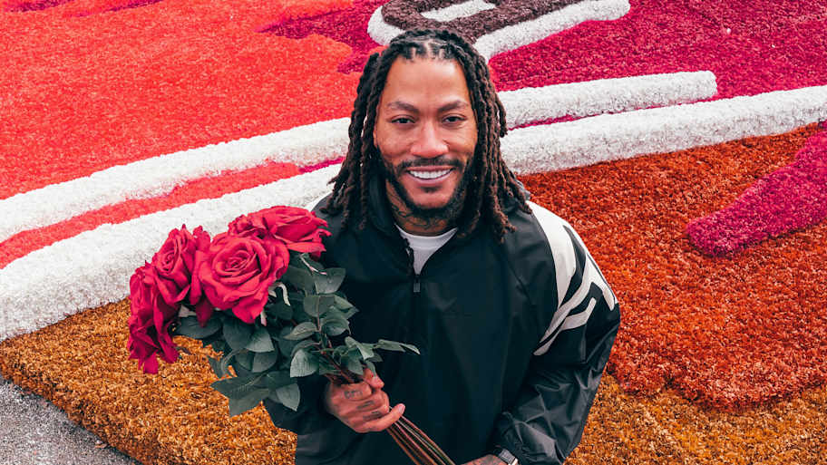 Adidas Gives Derrick Rose Flowers After Legendary NBA Career