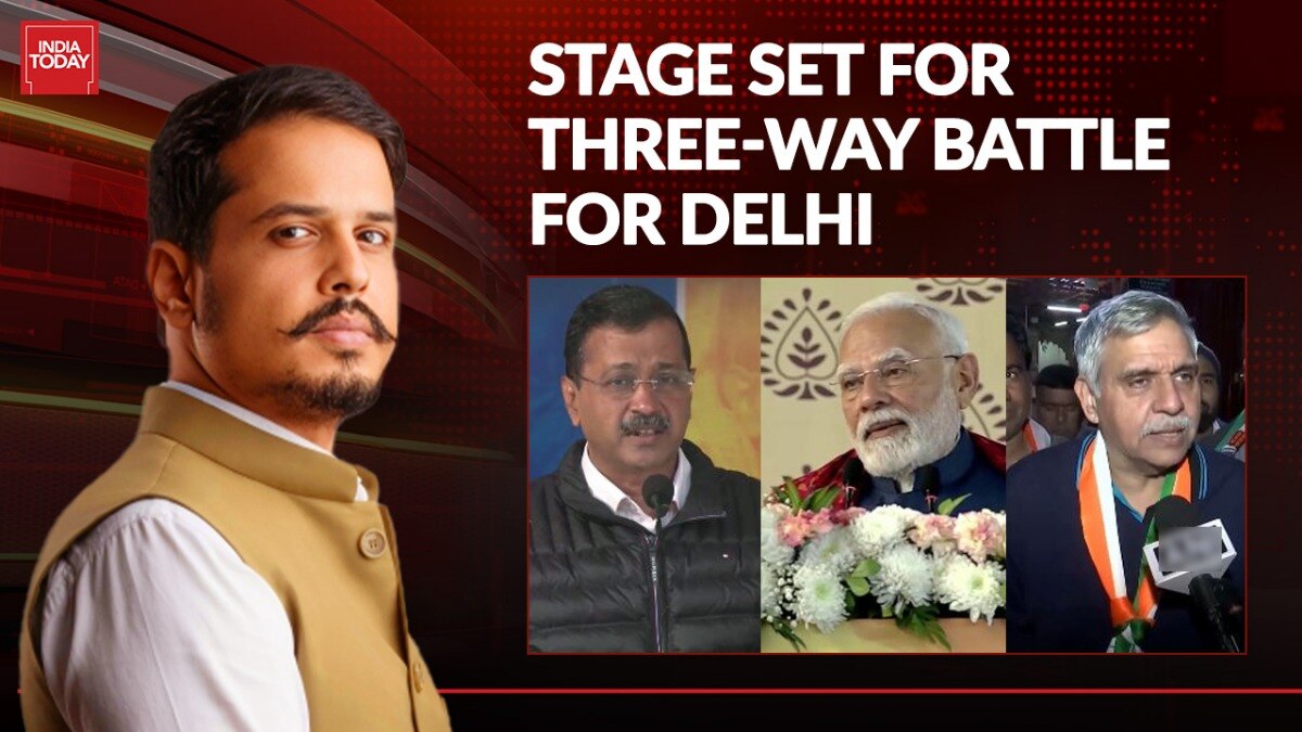 AAP vs BJP vs Congress: Who will conquer Delhi? Top focus on 5ive Live