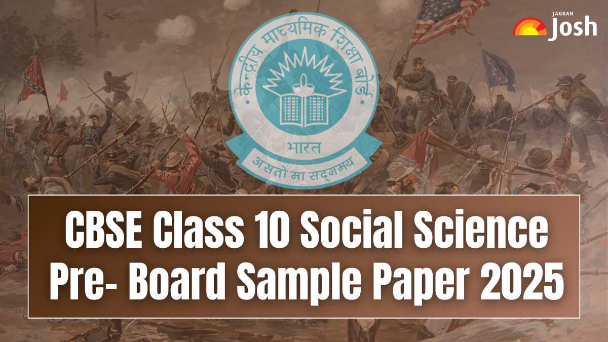 CBSE Class 10 Social Science Pre-Board Sample Paper 2025 With Solutions ...