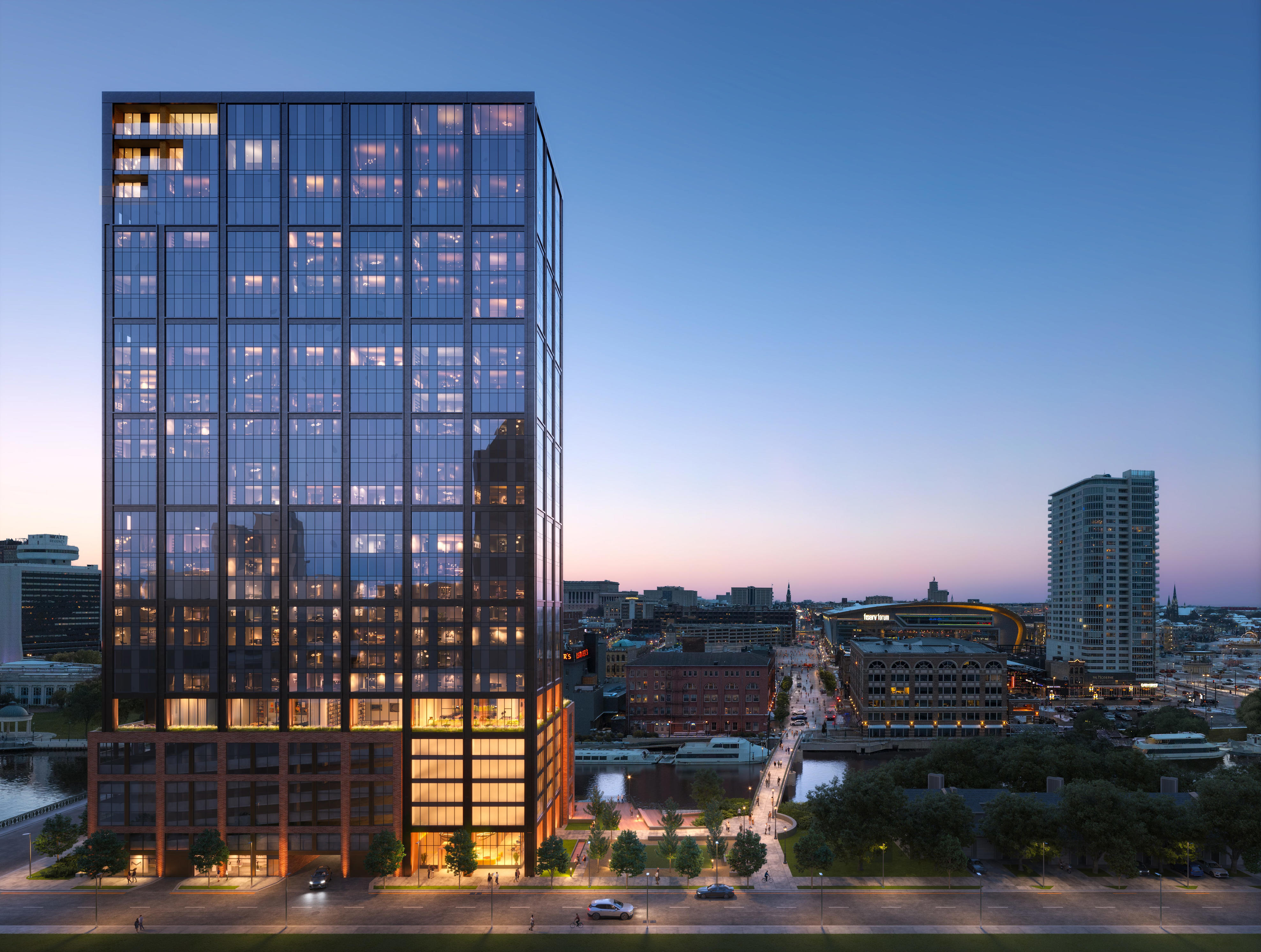 Apartment high-rise planned for downtown Milwaukee secures financing ...