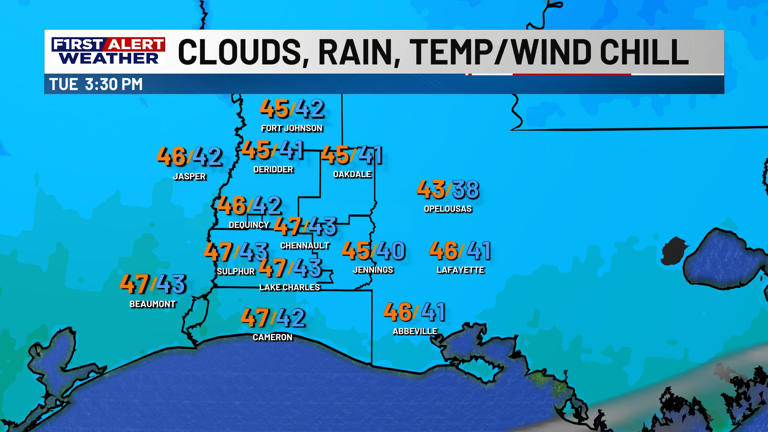 First Alert Forecast: Cold winds relax slightly, but staying chilly ...