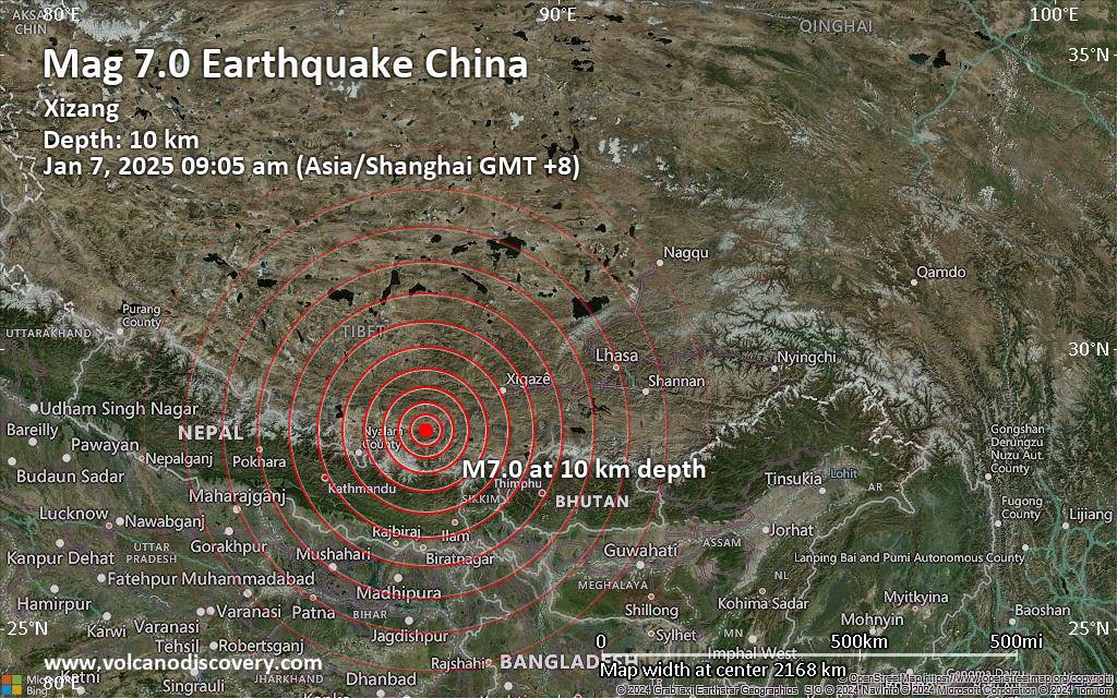 Major earthquake hits China killing 53 and injuring dozens