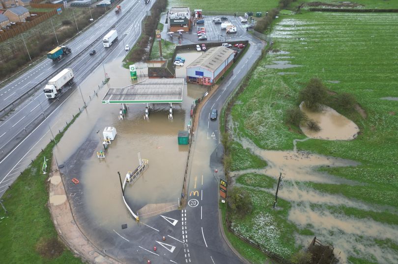 10 aerial photos show the devastating impact of flooding across ...