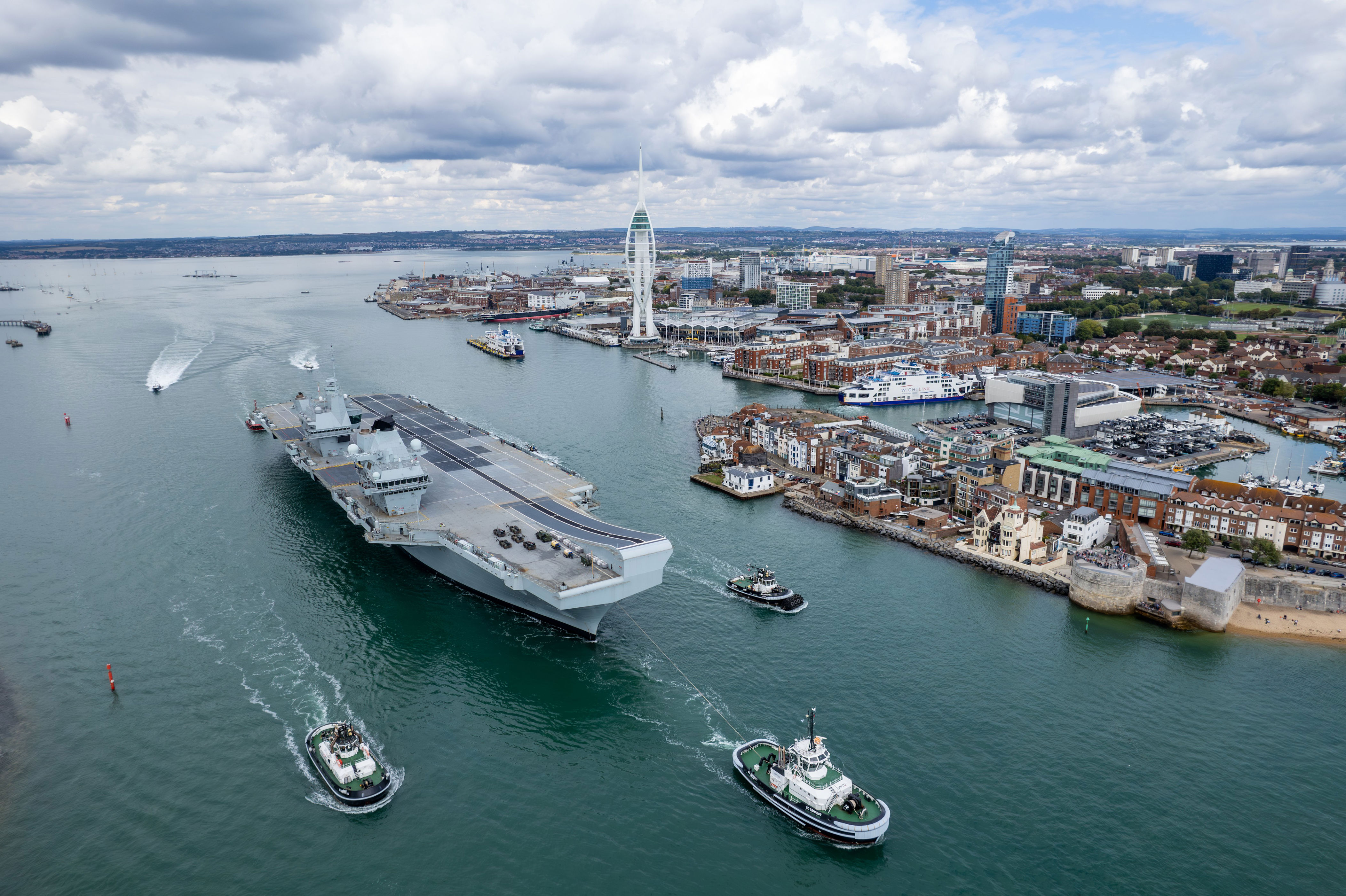 Royal Navy: HMS Prince of Wales to set sail from Portsmouth - here's when