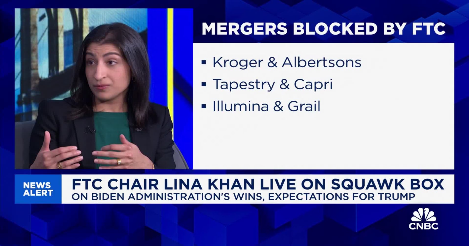 FTC Chair Lina Khan hopes Facebook and Amazon won't get a 'sweetheart ...