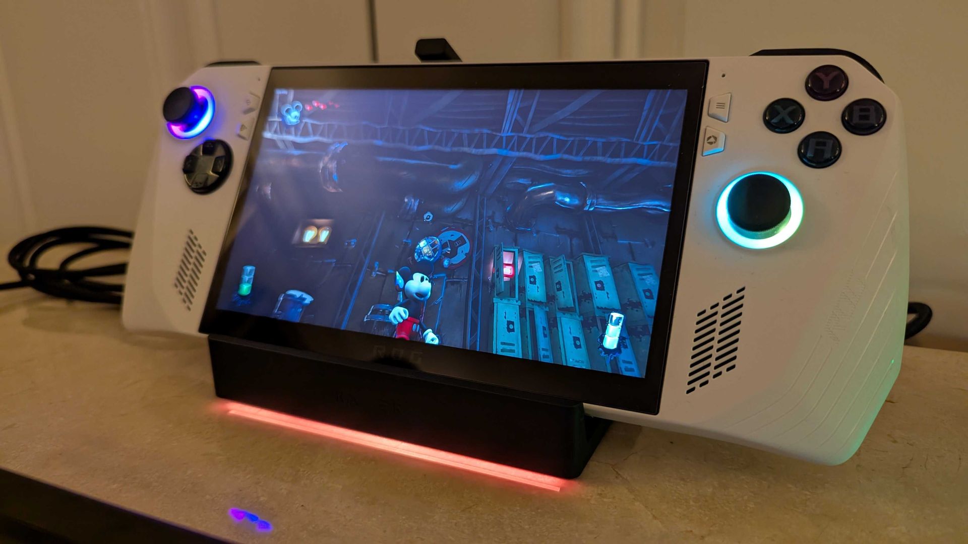 Is your docking station colorful enough for gaming? This one is.