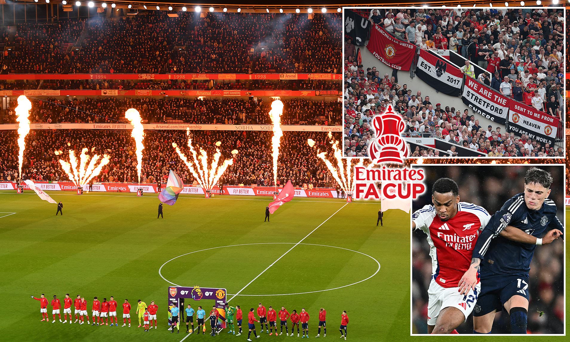 Man United escalate Arsenal ticket row and call for 1,000 tickets to be ...