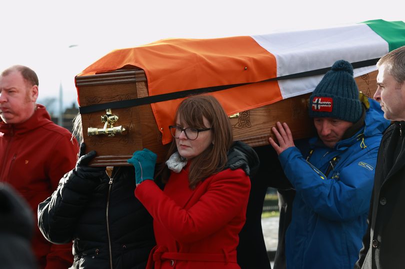 Ted Howell described as a “patriot” during funeral in west Belfast
