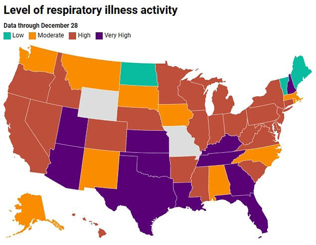 Map reveals where face mask mandates are back amid fears of quad-demic