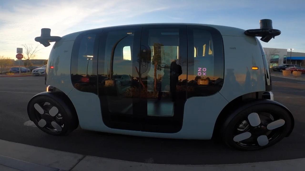 Driverless robotaxis hit Las Vegas Strip, ahead of Amazon-owned Zoox ...