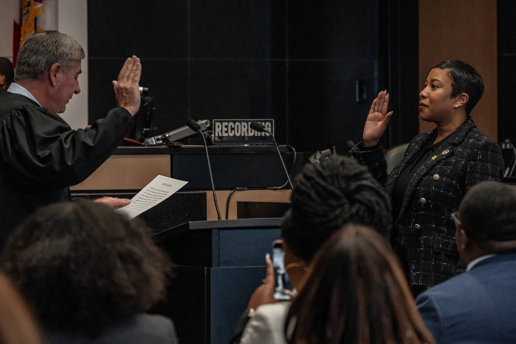 Alexcia Cox, first woman and Black person to serve as Palm Beach County ...