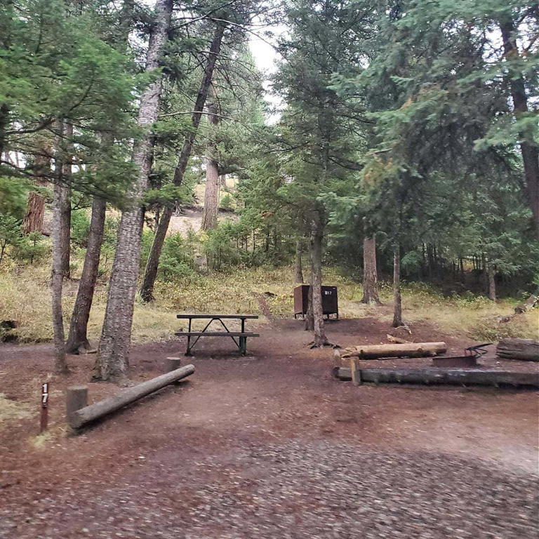 Camping at Tower Fall Campground in Yellowstone National Park