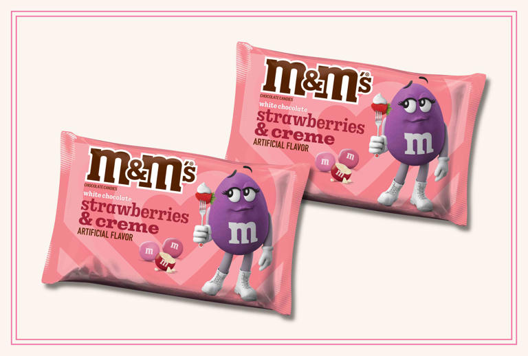 M&M's New Limited-Edition Strawberries and Creme Flavor Makes Valentine ...