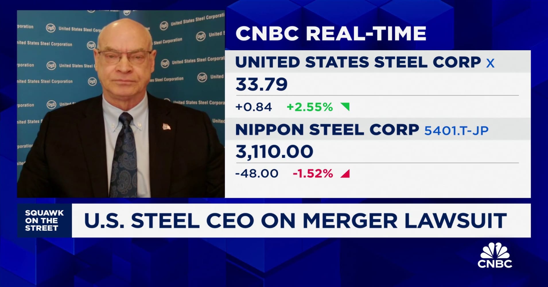 US Steel CEO on lawsuit to Biden administration following dissolved ...