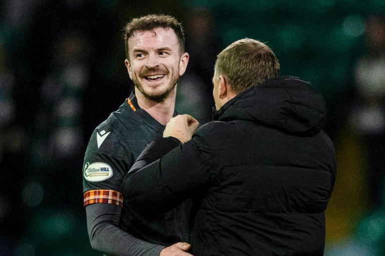 What Brendan Rodgers told Andy Halliday on Celtic Park pitch before ... What Brendan Rodgers told Andy Halliday on Celtic Park pitch before ...