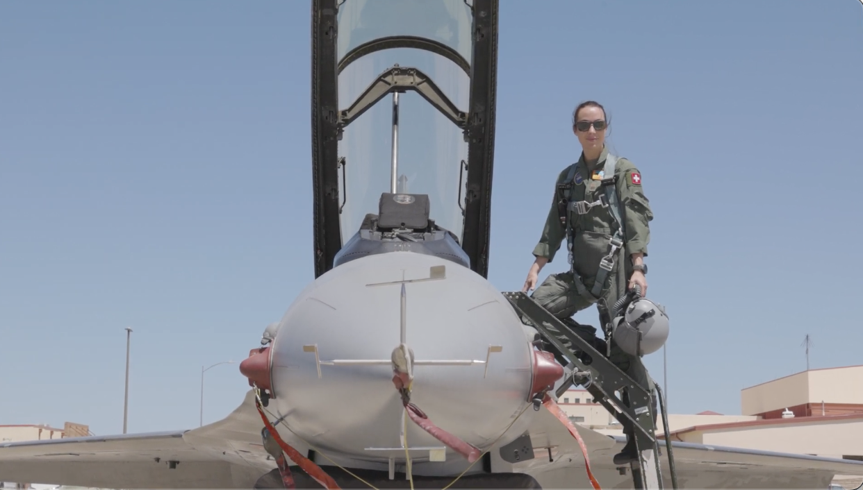 First Female Swiss Fighter Pilot Graduates from U.S. Air Force Test ...