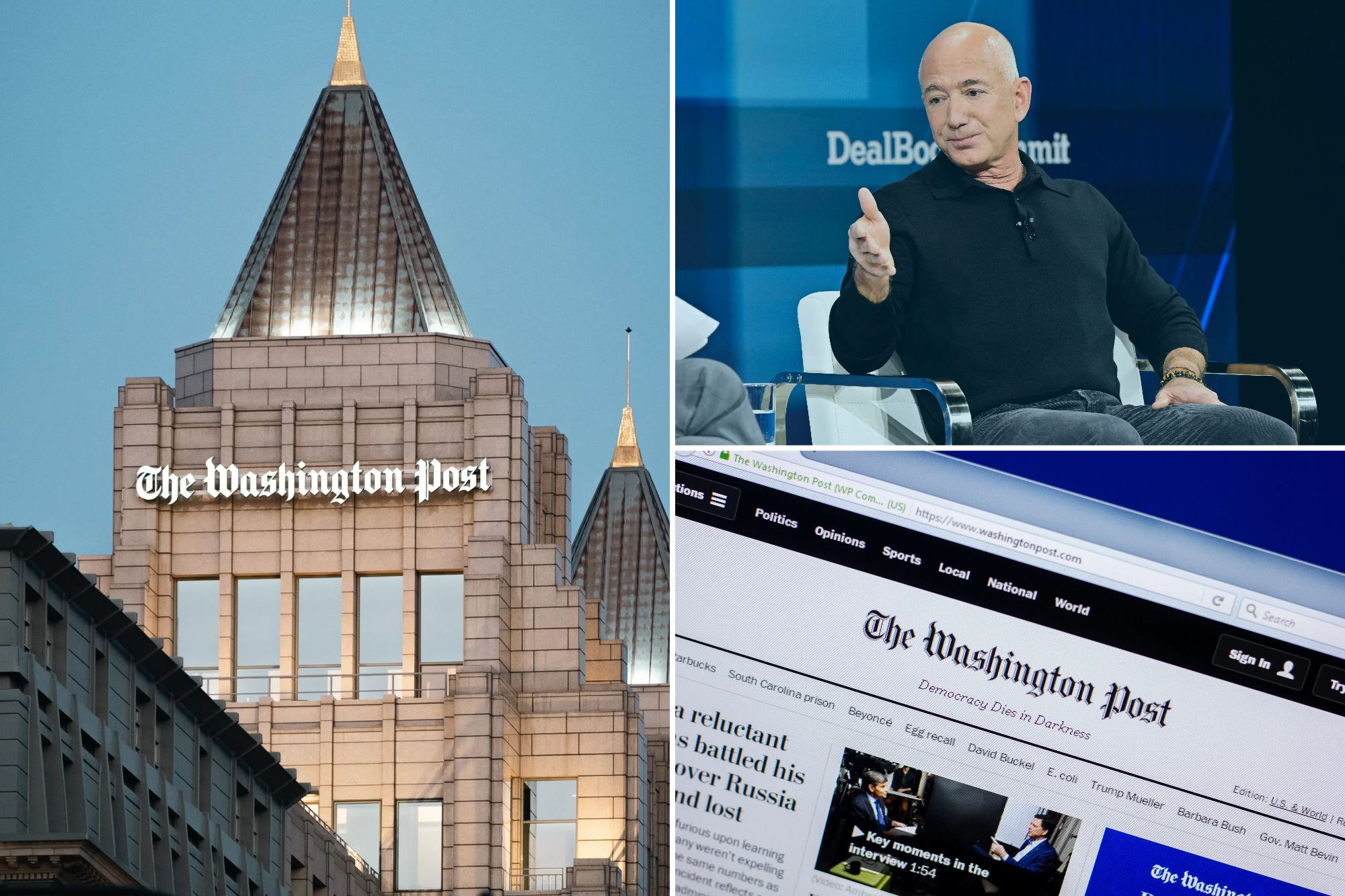 Washington Post lays off 4% of workforce as turmoil engulfs Jeff Bezos ...